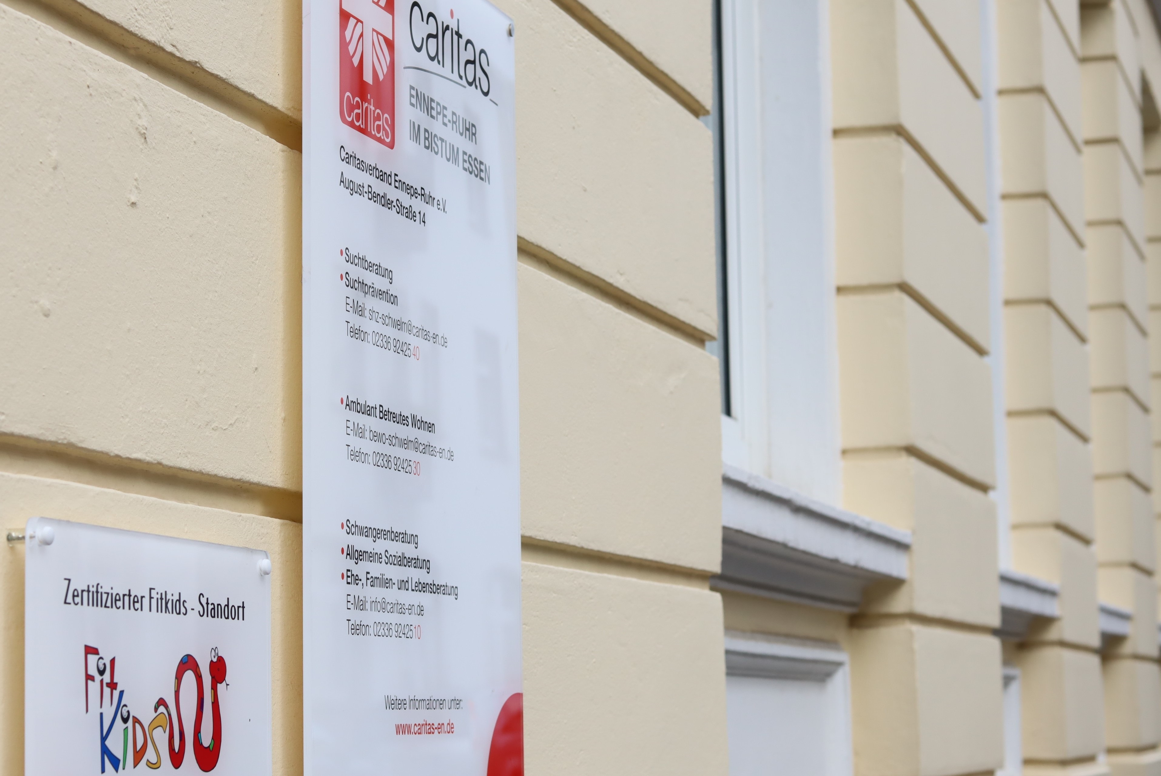 Schwelmer Caritas eingeschränkt erreichbar